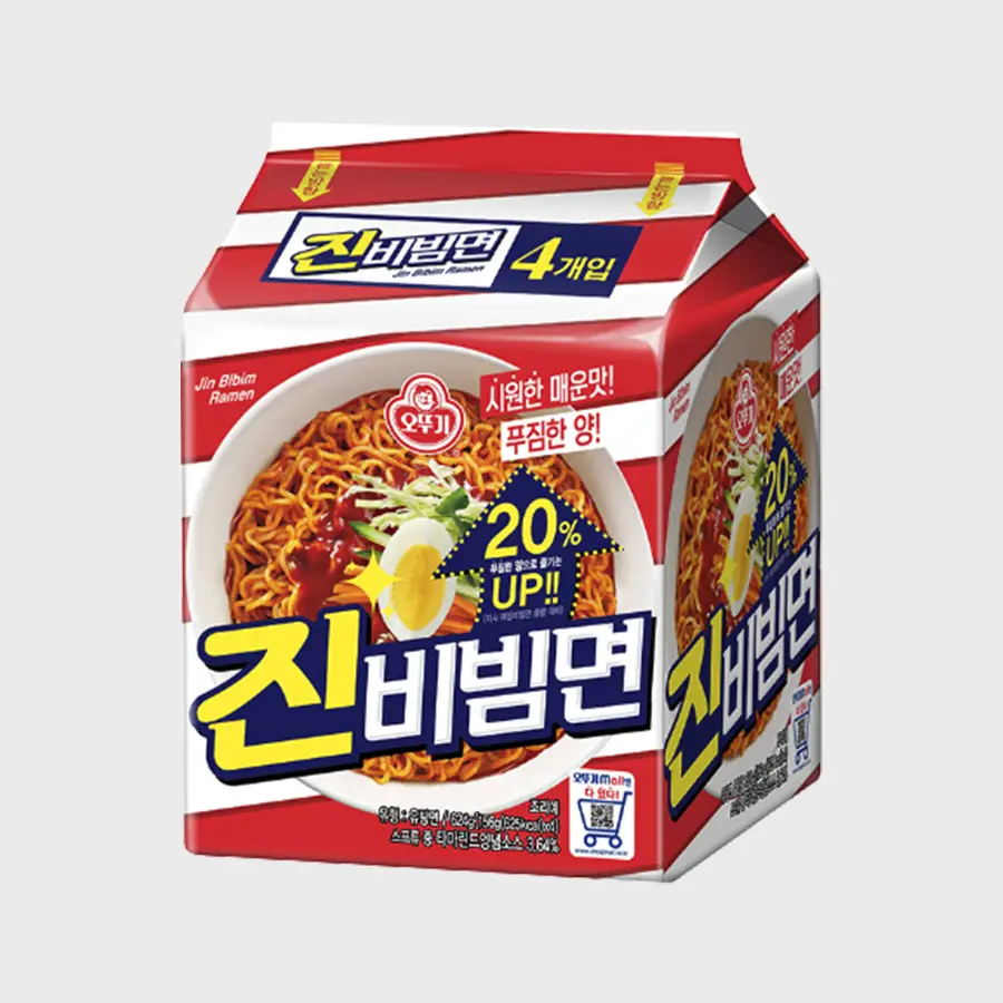 오뚜기 진비빔면 156g X 4입 멀티 [SC]